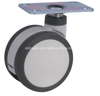 China 80kg Plate Swivel TPU Caster K5204-D931 for Customization and Grey Color Application for sale