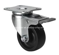 China 35kg Plate Brake Po Caster Mini 2
