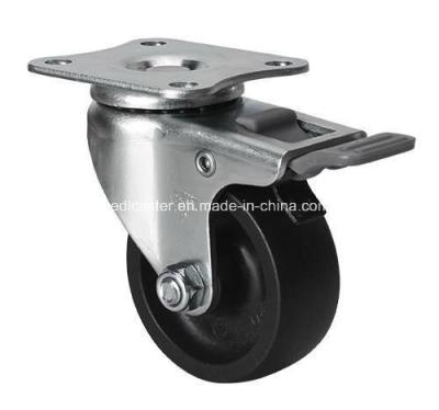 China 35kg Plate Brake Po Caster Mini 2