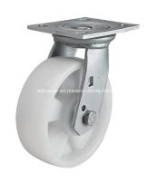 China 6mm Thickness Plate Swivel PA Caster for Heavy Duty 420kg Load and 6