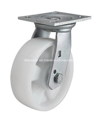 China 6mm Thickness Plate Swivel PA Caster for Heavy Duty 420kg Load and 6