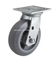 China Edl 350kg Plate Swivel TPE Caster 6mm Thickness 7016-56 for Heavy-Duty Applications for sale