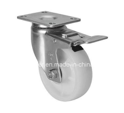 China 4mm Thickness Edl Medium 150kg Plate Brake PA Caster 5024-26 with Customized Request for sale