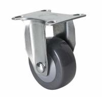 China Edl Light 36025-74 2.5mm Rigid PU Caster with Sleeve Bearing 70kg Load Capacity for sale
