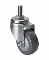 China 70kg Threaded Swivel PU Caster 2.5