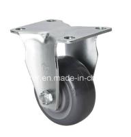 China Rigid Zinc Plated PU Caster 3