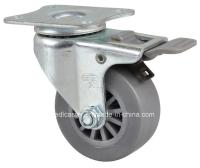 China 30kg Maximum Load Plate Brake TPE Caster 2622-53 for Edl Mini 2 Applications for sale