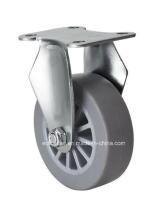 China 2mm Thickness 62mm Diameter Edl Mini Rigid TPE Caster 26025-53 for High Load Capacity for sale