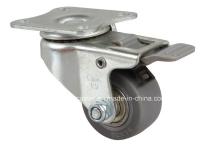 China 35kg Plate Brake TPE Caster 1.5