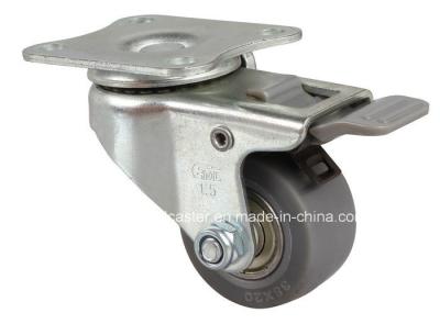 China 35kg Plate Brake TPE Caster 1.5