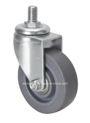 China Threaded Swivel TPE Caster 62mm for Mini Edl 2.5