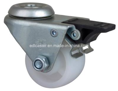 China 80kg Bolt Hole Brake Po Machine Caster 3182-04 for White Color Application Brake for sale