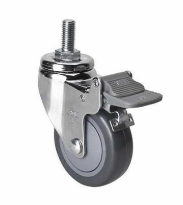 China 80kg Grey PU Caster for Edl Chrome 3