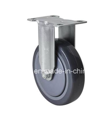 China 130kg Rigid Grey PU Caster for Medium Duty Applications Z5705-77 5