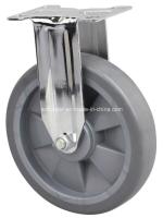 China Edl Chrome 6 Wheel 110kg Rigid TPE Caster 5706-57 with TPE Material and Rigid Design for sale