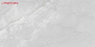 China Antibacterial Glazed Porcelain Stoneware Tile Light Grey 12x24 Polished Matte Finish for sale