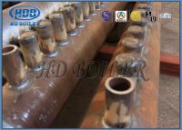 China ASME Certification Boiler Manifold Headers , Carbon Steel Boiler Fired Boiler Parts For Power Plant for sale