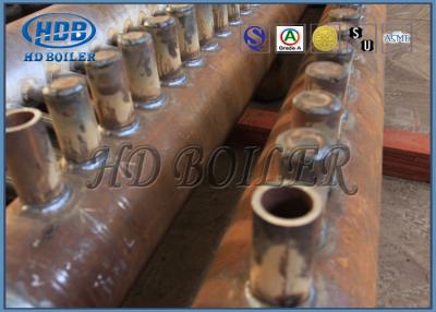 China ASME Certification Boiler Manifold Headers , Carbon Steel Boiler Fired Boiler Parts For Power Plant for sale