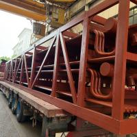 China Boiler Pipe Walls Assembled with Headers for Power Plant Boiler Replacement and High Thermal Efficiency for sale