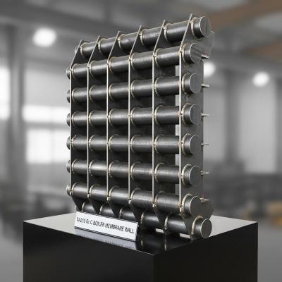 China SA210 Gr.C Carbon Steel Boiler Membrane Wall Panel with φ51×5mm Seamless Tube and High-Frequency Resistance Welding for HRSG Water Wall Section for sale