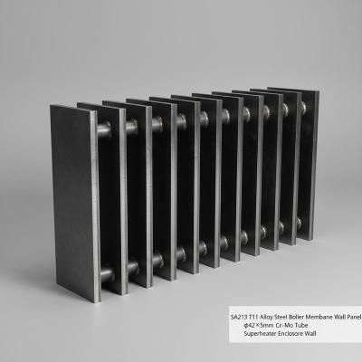 China SA213 T11 Alloy Steel Boiler Membrane Wall Panel with φ42×5mm Cr-Mo Tube for 550°C Service Temperature for sale