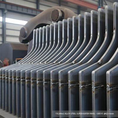 China 15CrMoG Alloy Steel Superheater Membrane Wall Panel with φ42×4mm GB5310 Tube for 500°C Industrial Boiler Applications for sale