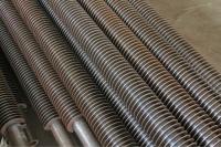 China Boiler Spare Parts Heat Exchanger Solid Spiral Fin Tube For Economizer ASME Standard for sale
