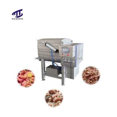 China Industrial Electric Vacuum Mince Mixer Machine for Hamburger Sausage Meat New Used Meat Stuffing Blender Blending Equipment for sale