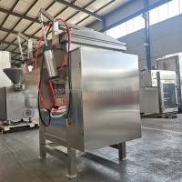 China Industrial Electric Vacuum Mince Mixer Machine for Hamburger Sausage Meat New Used Meat Stuffing Blender Blending Equipment for sale