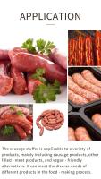 China Automatic Hydraulic Industrial Sausage Stuffer Filling Machine New Condition for Meat Production Line in Russia/South Africa for sale