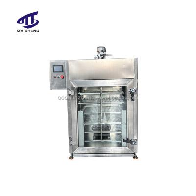 China Maisheng Turkey Smoke Oven Industrial Hot and Cold Smoked Smokehouse for Meat Chicken Duck Bacon Sausage Production Line for sale