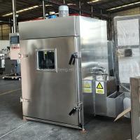 China Maisheng Turkey Smoke Oven Industrial Hot and Cold Smoked Smokehouse for Meat Chicken Duck Bacon Sausage Production Line for sale