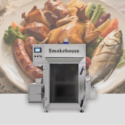 China Maisheng High-Automation Electric Meat Smoker Oven Automatic Sausage Smoking Machine with Core Motor Component for sale