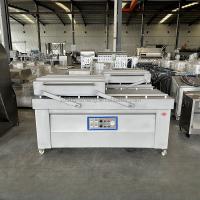 China Maisheng Automatic Industrial Continuous Vacuum Sealer Packing Machine Chicken Feet Sausage Meat Vacuum Packaging Machine for sale