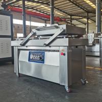 China Maisheng Automatic Industrial Continuous Vacuum Sealer Packing Machine Chicken Feet Sausage Meat Vacuum Packaging Machine for sale