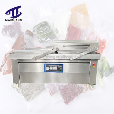 China Maisheng Electric Double Chamber Vacuum Sealer Vegetable Vacuum Packing Machine Manufactured by Maisheng for sale