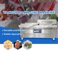 China Double Chamber Meat Vacuum Packing Machine Vacuum Chicken Packaging Sealer Commercial Use for sale