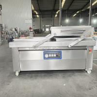China Double Chamber Meat Vacuum Packing Machine Vacuum Chicken Packaging Sealer Commercial Use for sale