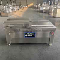 China Double Chamber Meat Vacuum Packing Machine Vacuum Chicken Packaging Sealer Commercial Use for sale
