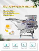 China Egg Crushing Breaking Separating  White and Yolk Separator Machine for sale