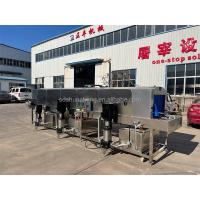 China Commercial Automatic Food Tray Cleaning Machine Customized Tunnel Washer Chocolate Mold Washing Machine With Air Blower for sale