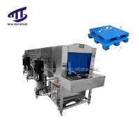 China Industry Plastic Pallet Washer Turnover Basket Washing Machine High Pressure Hot Water Tray Washer and Dryer for sale