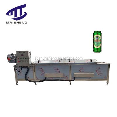China Fully Automatic Aluminum Tins Beverage Pasteurization Machine Beer Pasteurising Tunnel Pasteurizer for Fruit Juice for sale