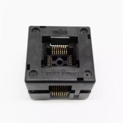 China Test seat QFP100-0.5 aging seat with underground pressure spring piece LQFP programming seat high-temperature resistant for sale