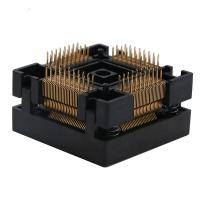 China Test seat QFP100-0.5 aging seat with underground pressure spring piece LQFP programming seat high-temperature resistant for sale