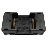 China TSOP48 Long Open Top Burn in Socket Pin Pitch 0.5mm IC Test Socket Adapter The Transposon Adapter Conversion Block for sale
