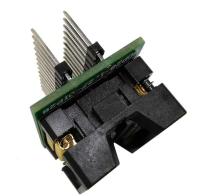 China SOP28 SOIC28 SO28 to DIP28 Pitch 1.27mm IC Body Width 7.5mm 300mil OTS-28-1.27-04 IC programming test socket with ZIF ad for sale