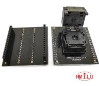 China QFN32 MLF32 programm IC Test Socket IC549-0324-006-G Pitch 0.4mm Clamshell Chip Size 4*4 Flash Adapter Programming Socke for sale