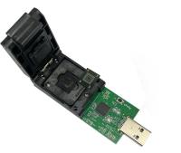 China UFS153 TO USB3.0 Adaptateur De Programmeur 0.5mm IC PIN PITCH Prise Size 11.5*13mm IC Connector for sale