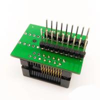 China SOP18 SOIC18 SO18 to DIP18 High Current  Socet Pin Pitch 1.27mm IC Body Width 7.5mm 300mil IC Test Socket Open Top ZIF A for sale